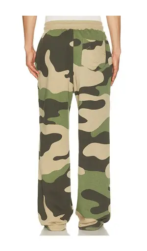 True Religion Logo Patch Baggy Sweats In Green