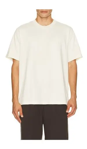 Reigning Champ Midweight Jersey Og T-shirt In White - Arctic Wolf