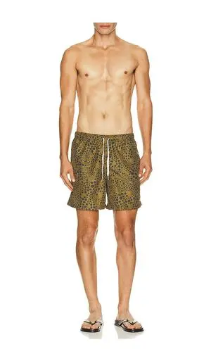 BATHER Croc Speckle Swim Trunk