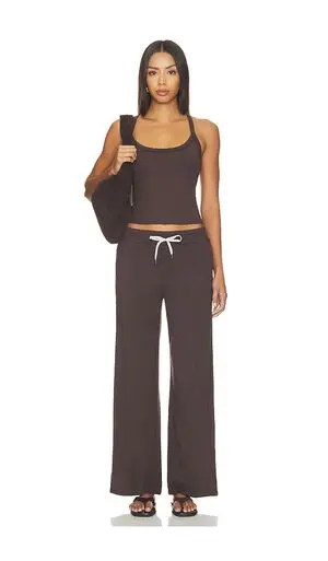Vuori Halo Cross Back Tank Top In Grey