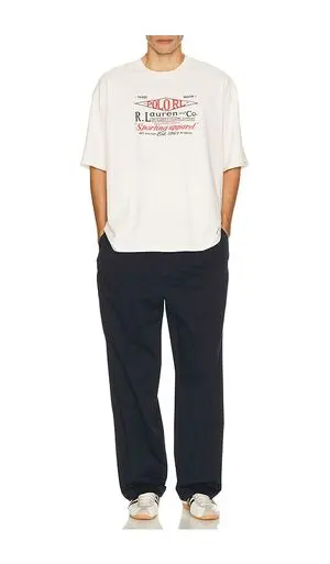 Polo Ralph Lauren Sporting Graphic T-shirt In White