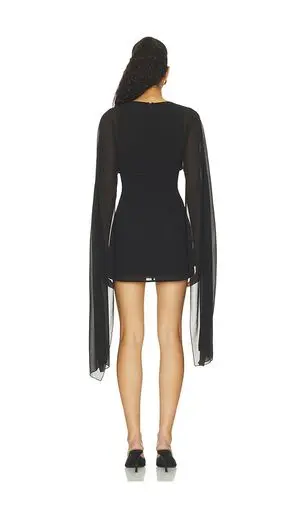 MORE TO COME Cloie Cape Mini Dress