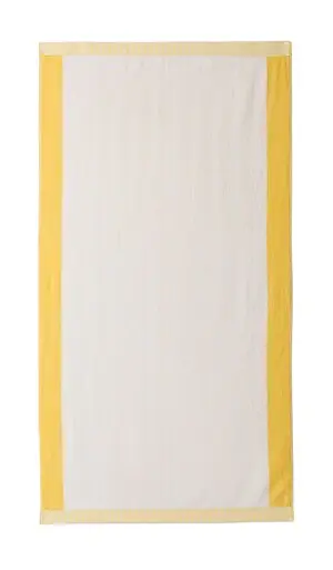 HOMMEY Beach Towel & Bag In Yellow