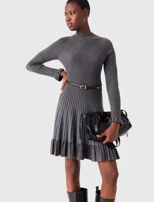 Maje Short Gradient Knit Dress