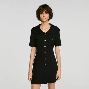 Sandro Sailor Collar Short Dress