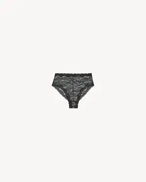 Saint Laurent Briefs In Lace - Noir