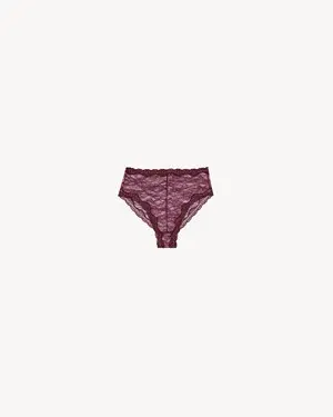 Saint Laurent Briefs In Lace - Framboise