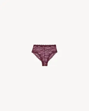 Saint Laurent Briefs In Lace - Framboise