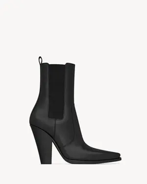 Saint Laurent Dylan Chelsea Boots In Smooth Leather