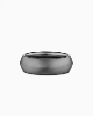 David Yurman Knife Edge Band Ring - Anthracite Titanium