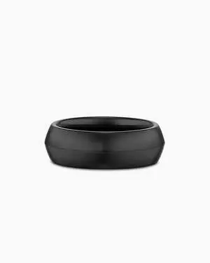 David Yurman Knife Edge Band Ring - Black Titanium