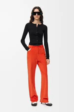 Loewe Cardigan In Wool - Black