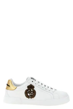 Dolce & Gabbana Portofino' Sneakers - Gold