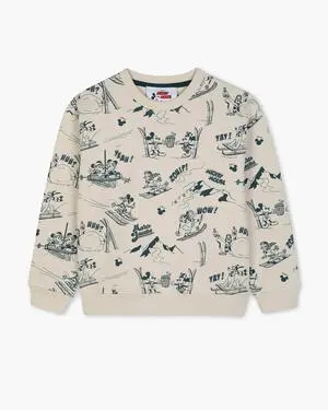Marc Jacobs The Mickey Ski Sweatshirt In Size - Cream Multi