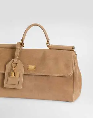 Dolce & Gabbana My Sicily Handbag In Split And Calfskin