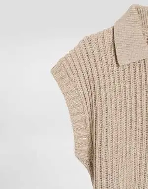Dolce & Gabbana English Rib Knit Polo Shirt - Multicolor