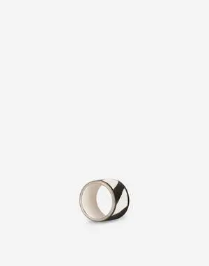 Dolce & Gabbana Set 2 Medium Porcelain Napkin Rings