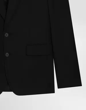 Dolce & Gabbana Sicilia Light Single-breasted Jacket In Virgin Wool