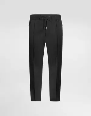 Dolce & Gabbana Technical Wool Jogging Trousers - Grey