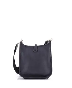Hermès Tpm Evelyne Epsom Crossbody - Blue