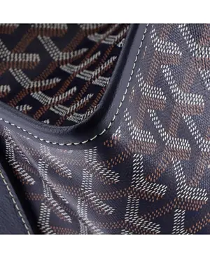 Goyard Mm Villette Tote Printed Coated Canvas - Blue