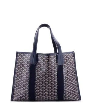 Goyard Mm Villette Tote Printed Coated Canvas - Blue