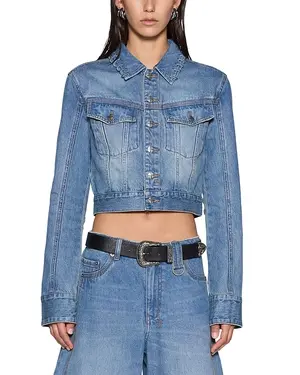 Ksubi Cotton Slim Trucker Jacket - Denim