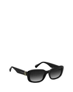 Marc Jacobs Rectangular Sunglasses, 55mm - Black