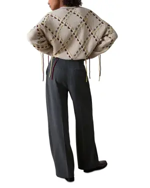 Whistles Petite High Rise Straight Leg Pants