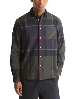 Barbour Dunoon Soft Cotton Authentic Tartan Plaid Shirt - Shadow Classic