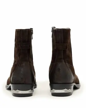 ALLSAINTS Basel Suede Zip Boots