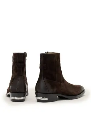 ALLSAINTS Basel Suede Zip Boots