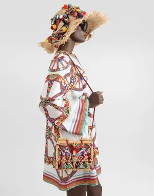 Dolce & Gabbana Sicily Handbag With Embroidery