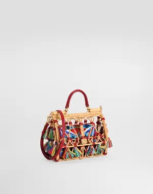 Dolce & Gabbana Sicily Handbag With Embroidery