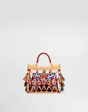 Dolce & Gabbana Sicily Handbag With Embroidery