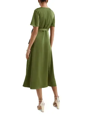 PHASE EIGHT Julissa Satin Wrap Dress
