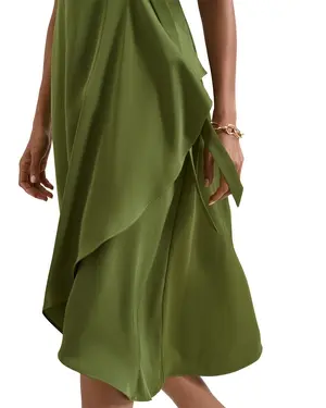 PHASE EIGHT Julissa Satin Wrap Dress