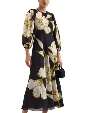 PHASE EIGHT Eve Blouson Sleeve Maxi Dress
