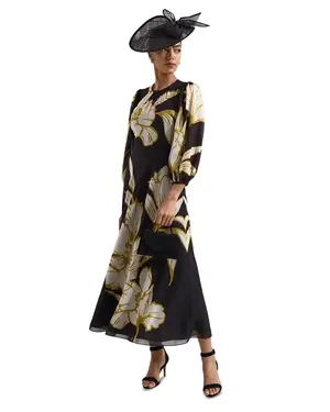 PHASE EIGHT Eve Blouson Sleeve Maxi Dress