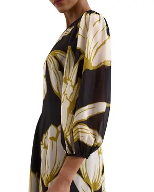 PHASE EIGHT Eve Blouson Sleeve Maxi Dress