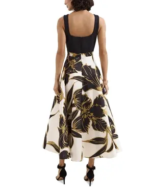 PHASE EIGHT Delie Square Neck Maxi Dress