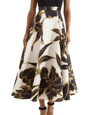 PHASE EIGHT Delie Square Neck Maxi Dress