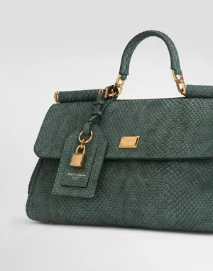 Dolce & Gabbana Medium My Sicily Handbag In Python