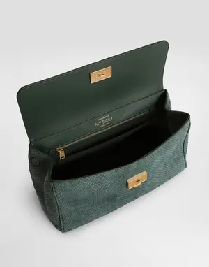 Dolce & Gabbana Medium My Sicily Handbag In Python