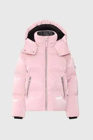 Mackage Jesse-tglo Glossy Parka - Soft Pink