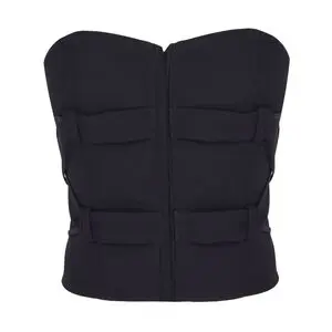 IN.K II Belt Detailed Fitted Bustier Top