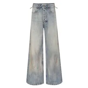 IN.K II Authentic Washed Wide-leg Jeans - Blue