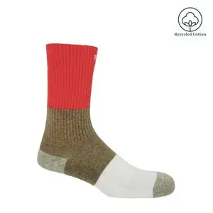 PEPER HAROW - MADE IN ENGLAND Orange Recycled Sport Socks - Coral Orange