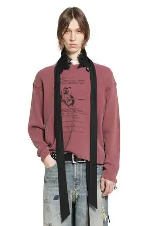 ANN DEMEULEMEESTER Emil Dear Diary Long Sleeve T-shirt - Red