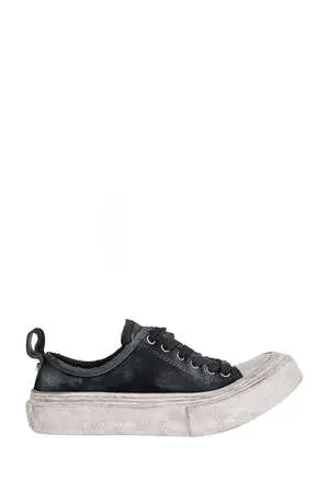 ANN DEMEULEMEESTER Halli Vulcanized Low-top Sneakers - Black